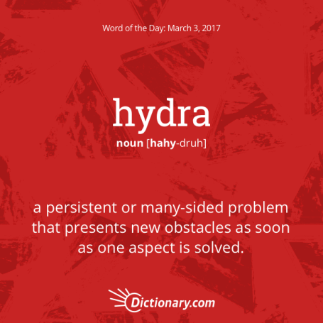 Hydra – Friday’s Word of the Day Haiku | like mercury colliding...